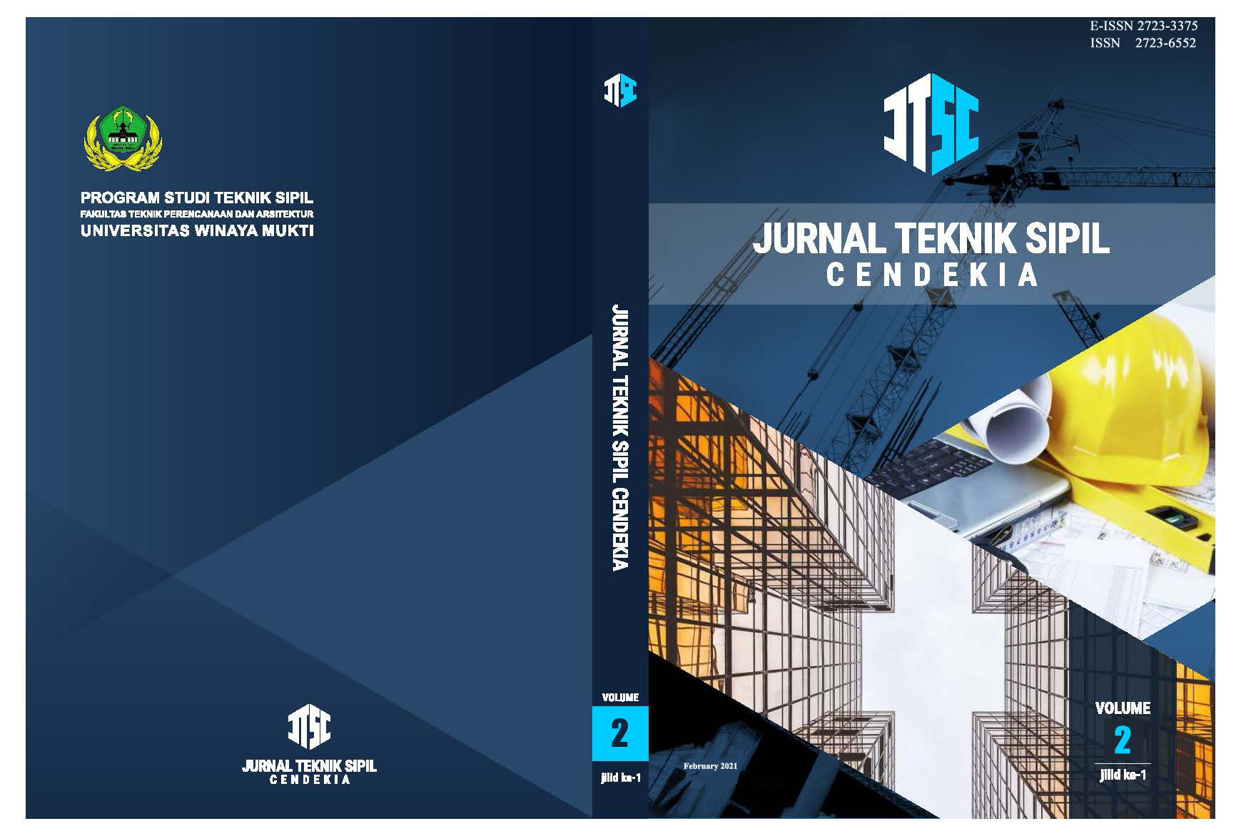Archives JURNAL TEKNIK SIPIL CENDEKIA JTSC Archives JURNAL TEKNIK SIPIL CENDEKIA JTSC
